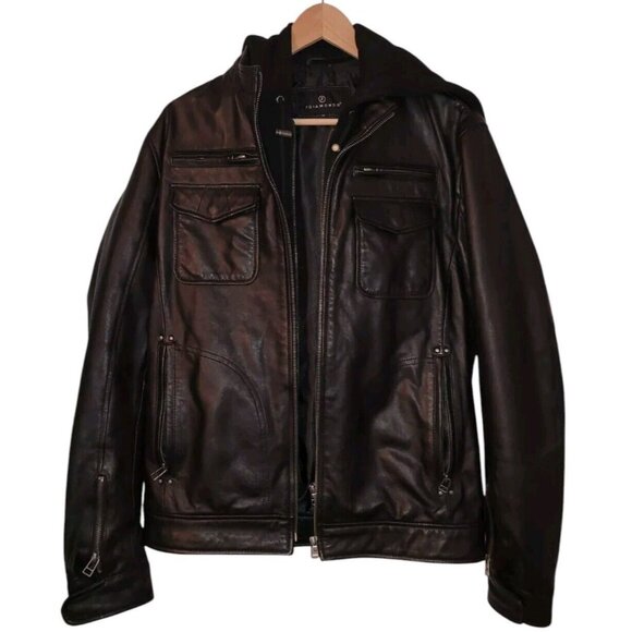 7 Diamonds | Jackets & Coats | 7 Diamonds Black 0 Leather Jacket Tokyo ...